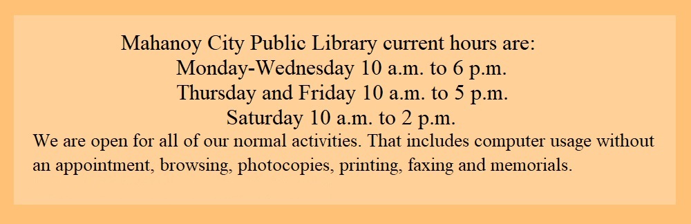 Mahanoy City Public Library